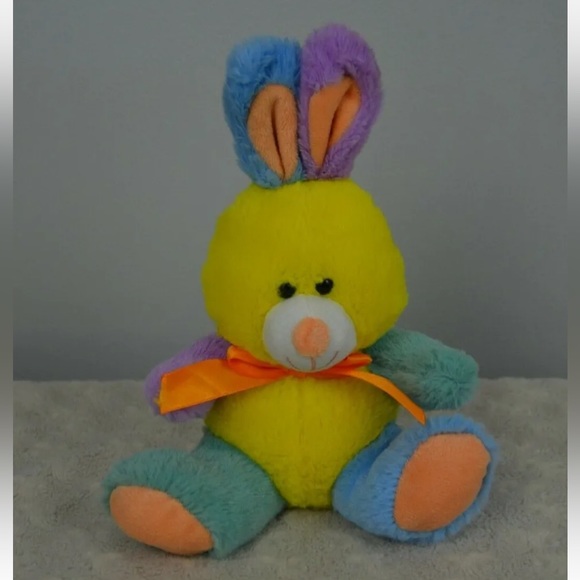 Goffa | Toys | Goffa Bunny Rabbit Plush Stuffed Animal Toy Yellow Blue ...